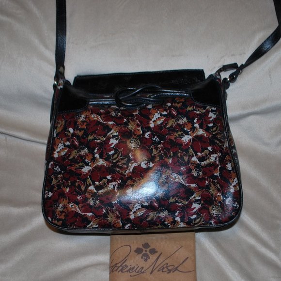 Patricia Nash | Bags | Nwot Patricia Nash Scarlet Blooms Leather Purse ...